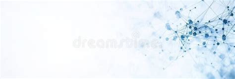 Abstract Molecular Structures In Light Blue And White With A Scientific Vibe And Clean Gradient