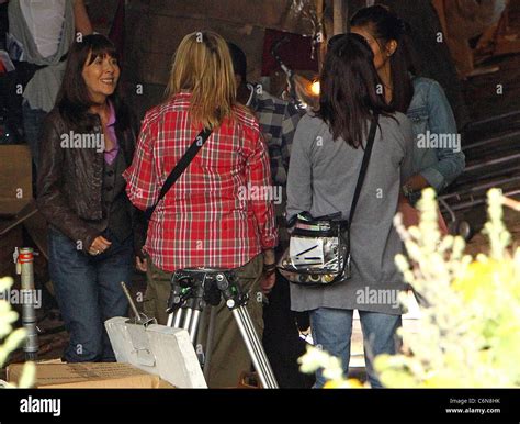 Elisabeth Sladen The Cast Of The Sarah Jane Adventures Filming In Cardiff Cardiff Wales 12