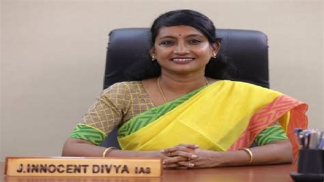 Ias Innocent Divya Is The Only Officer To Have Served As Ooty Dc For