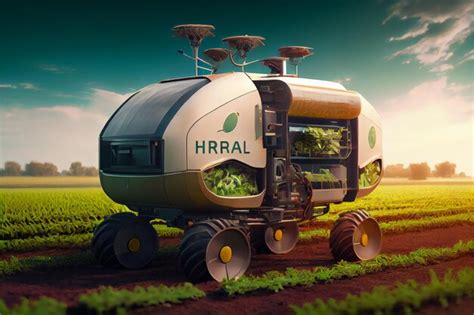 Premium Ai Image Agriculture Robotic And Autonomous Car