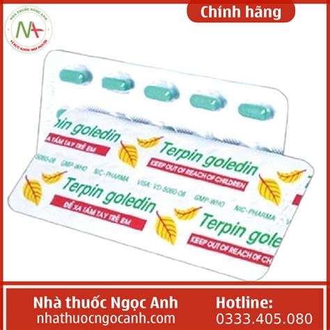 Thuốc Terpin Goledin Là Thuốc Gì Giá Bao Nhiêu Mua ở đâu