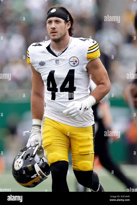 Pittsburgh Steelers Linebacker Carson Bruener 44 Runs Off The Field During An Nfl Football