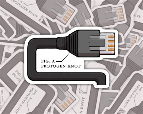 Protogen Knot Vinyl Vore Sticker Etsy