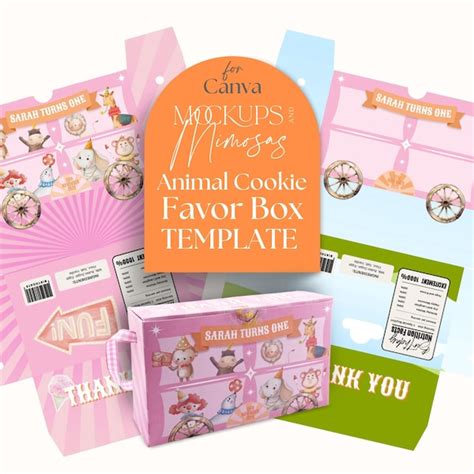 Animal Cracker Label Etsy