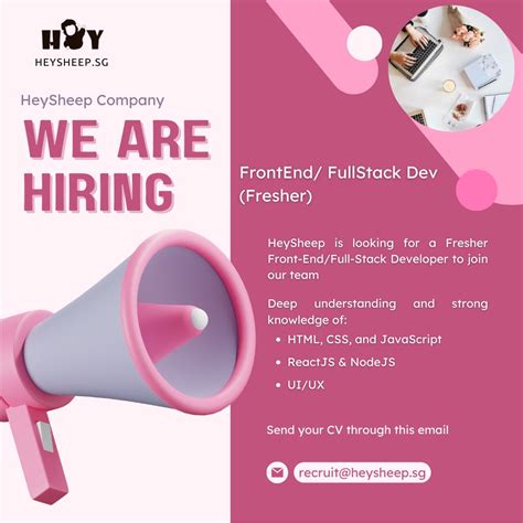 It Jobs Tuyển Dụng It 🚀 Heysheep Tuyển Dụng Fresher Front End