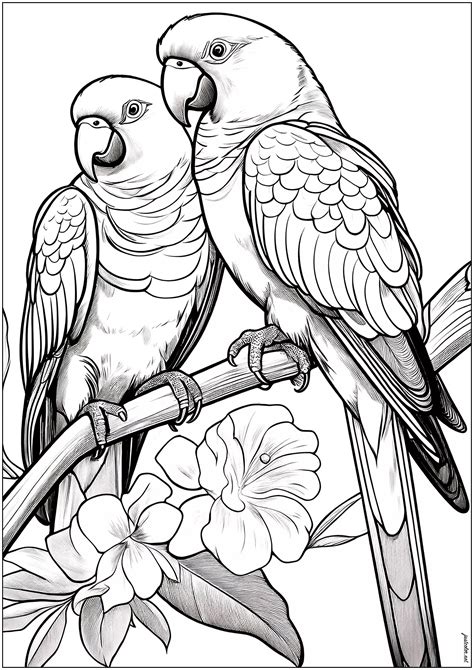 Unleash Your Inner Artist With Printable Parrot Coloring Pages