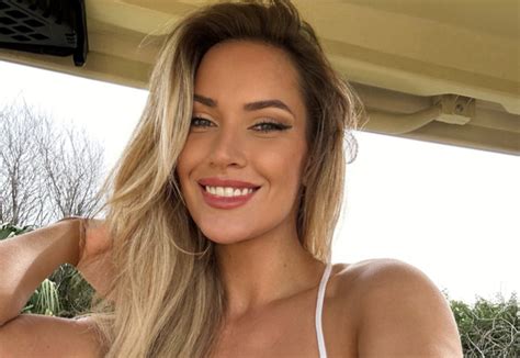 Watch Paige Spiranac Show Off Massive Cleavage In A Low Cut Dress While