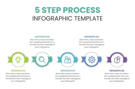 Premium Vector Business Data Visualization 5 Options Timeline Infographic Icons Designed For