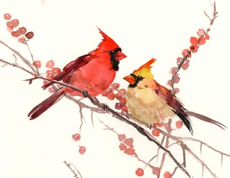 Cardinal Tattoos Meaningful Designs For 2023 Two Cardinal Birds