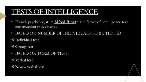 Intelligence And Aptitude Tests Pptx