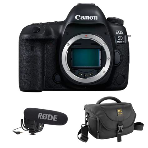 Canon Eos 5d Mark Iv Dslr Camera Body Only With Rode Videomic Pro