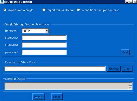 NetApp Instructions For Running The NetApp Data Collector Against A Single Storage System