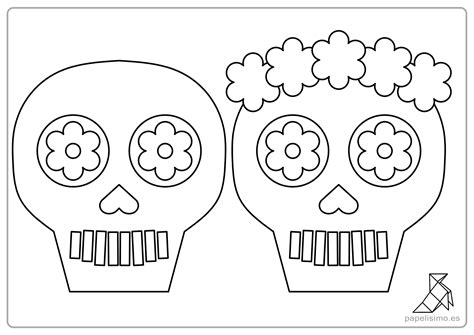 Cómo Hacer Catrina Con Plantillas Papelisimo