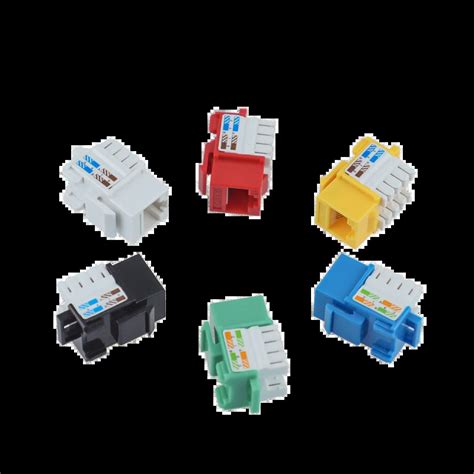 Rj45 8p8c 90 Degree Cat5e Cat6 Network Cable Information Module