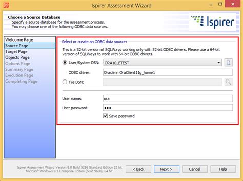 How To Use The Assessment Wizard Tool For Databases Ispirer Migration