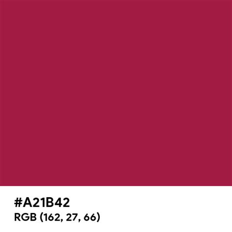 A21b42 Color Name Is Deep Carmine
