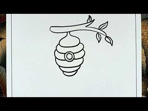 Easy Honeycomb Drawing How To Make Honeycomb Drawing Youtube