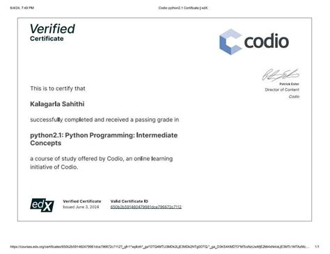 Sahithi Kalagarla On Linkedin Python Edx Programmingskills Alwayslearning