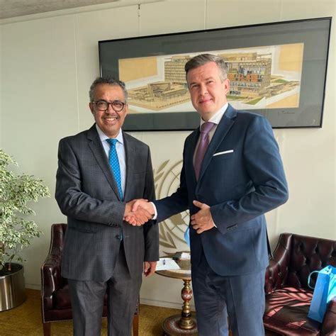 Wada Leadership Meets With World Health Organization Director General