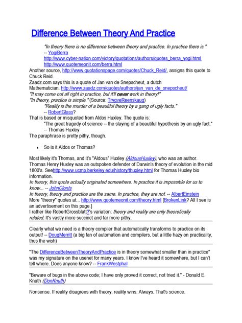 Difference Between Theory And Practice Pdf Theory God