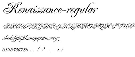 Renaissance Calligraphy