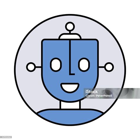 Icône Davatar Dintelligence Artificielle De Robot Profil Divers Visages De Bot Pour Chatbot Et
