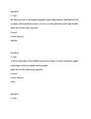 Module 5 Coding Lab Quiz Docx Question 1 2 2 Pts Mr Brown Presents To The Hospital