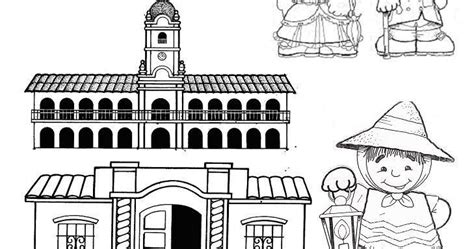 Muchos Dibujos Para Pintar Del Cabildo De Buenos Aires Y Del 25 De Mayo
