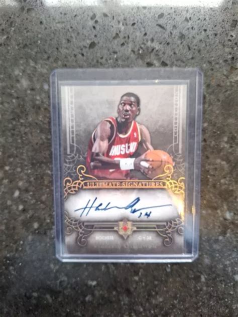 2006 07 Nba Ultimate Signatures Hakeem Olajuwon On Card Auto Eur 113 55