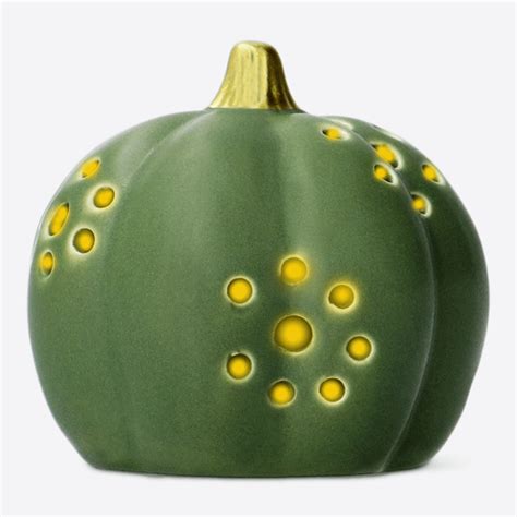 Luminous Green Pumpkin Decor Whimsical Home Accent Flying Tiger