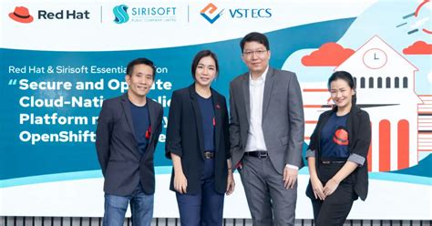 Sirisoft นำเสนอ Red Hat Openshift Platform Plus สำหรับการพัฒนาแอปพลิเค