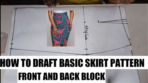 How To Draft And Sew A Pencil Skirt In 10 Minutes Basic Skirt