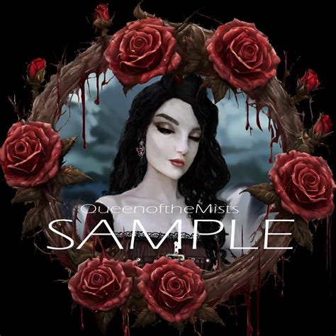 Bleeding Roses Token Border Ttrpg Etsy