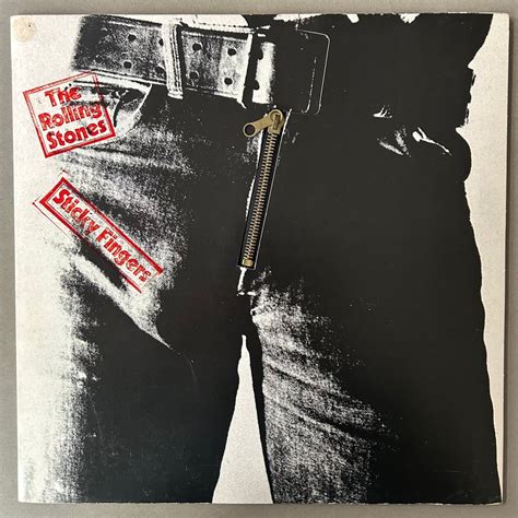 Rolling Stones Sticky Fingers Rare Pressing Zipper Cover Andy