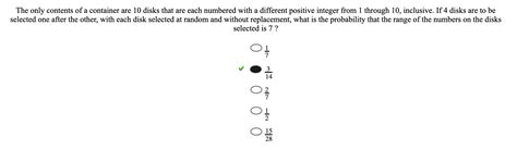 Solved Hi I Have Gre Probability Problem My Correct