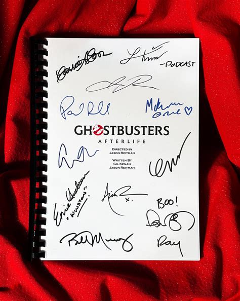 Afterlife Signed Movie Script Present Birthday T Movie T