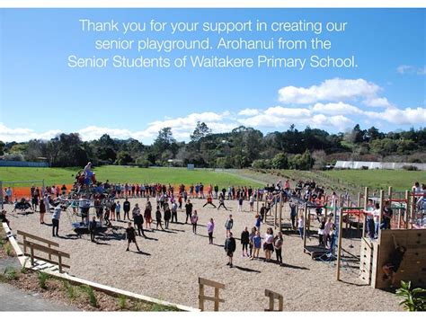 Waitakere Primary School Senior Playground Givealittle