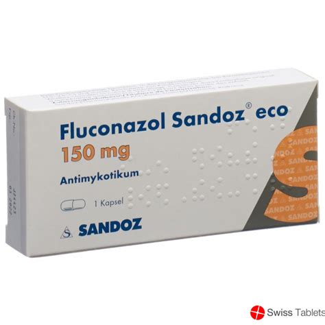 Buy Online Fluconazol Sandoz Eco Kapseln 150mg At Swiss Tablets
