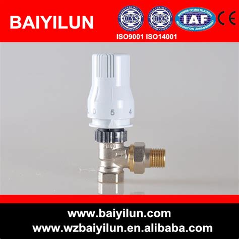 Automatic Angled Trv Dn15 Thermostatic Radiator Valve China Valve