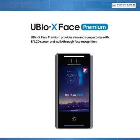 Ubio X Premium Face Recognition System At Rs 75000piece Face