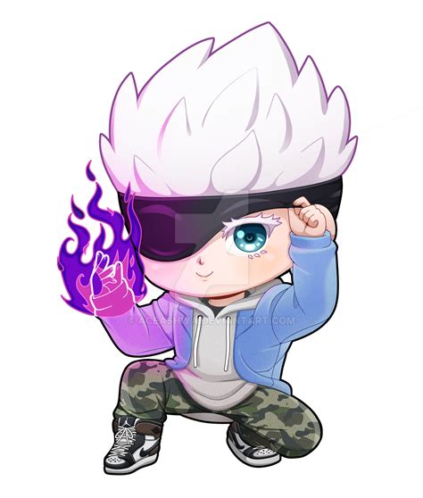 Gojo Satoru From Jujutsu No Kaisen Chibi By Aceashiya On Deviantart