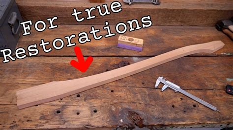 vintage axe handle template how to make one accurately youtube