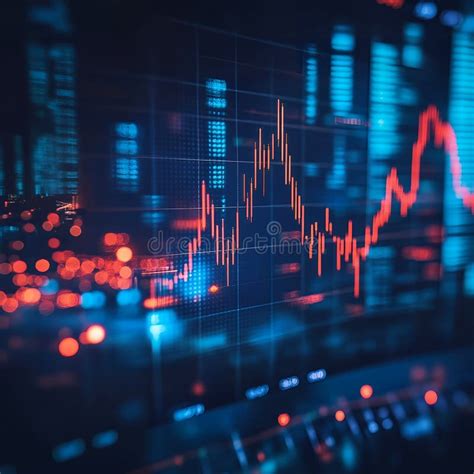 Stock Market Data Analysis Screen Displaying Financial Charts And