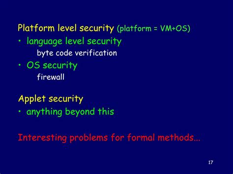 ppt security of javacard smart card applets powerpoint presentation