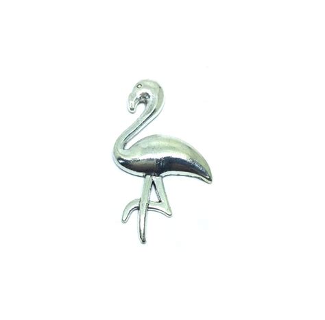 Pewter Flamingo Pin Finox
