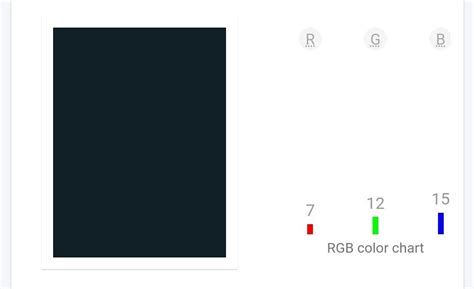 Rgb Color Chart