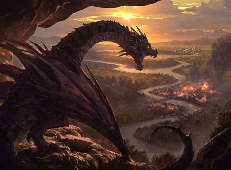 Territorial Hellkite Magic The Gathering Drawn By Jonasdero Danbooru