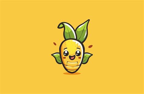 Premium Vector Corn Logo Cute Style Vector Illustrations