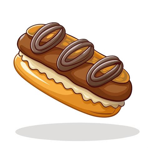 Eclairs Food Vector Graphic Drawing Premium Ai Generated Vector