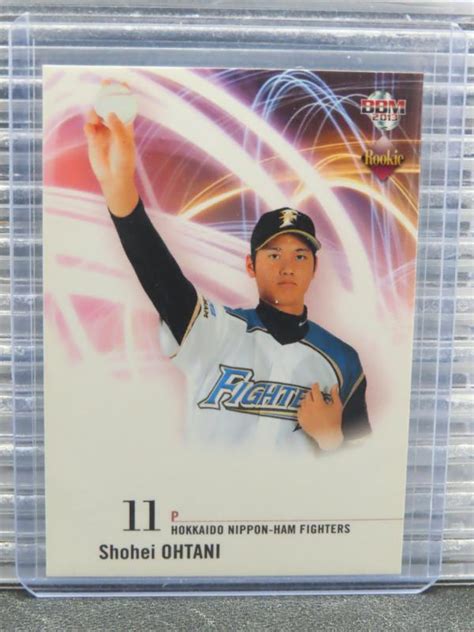 Shohei Ohtani 2013 Bbm Rookie Edition Card Shop Promo Wt Sugano